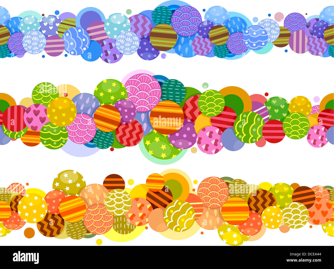 Circle border design hi-res stock photography and images - Alamy