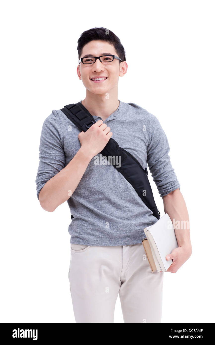 Male college student Stock Photo - Alamy