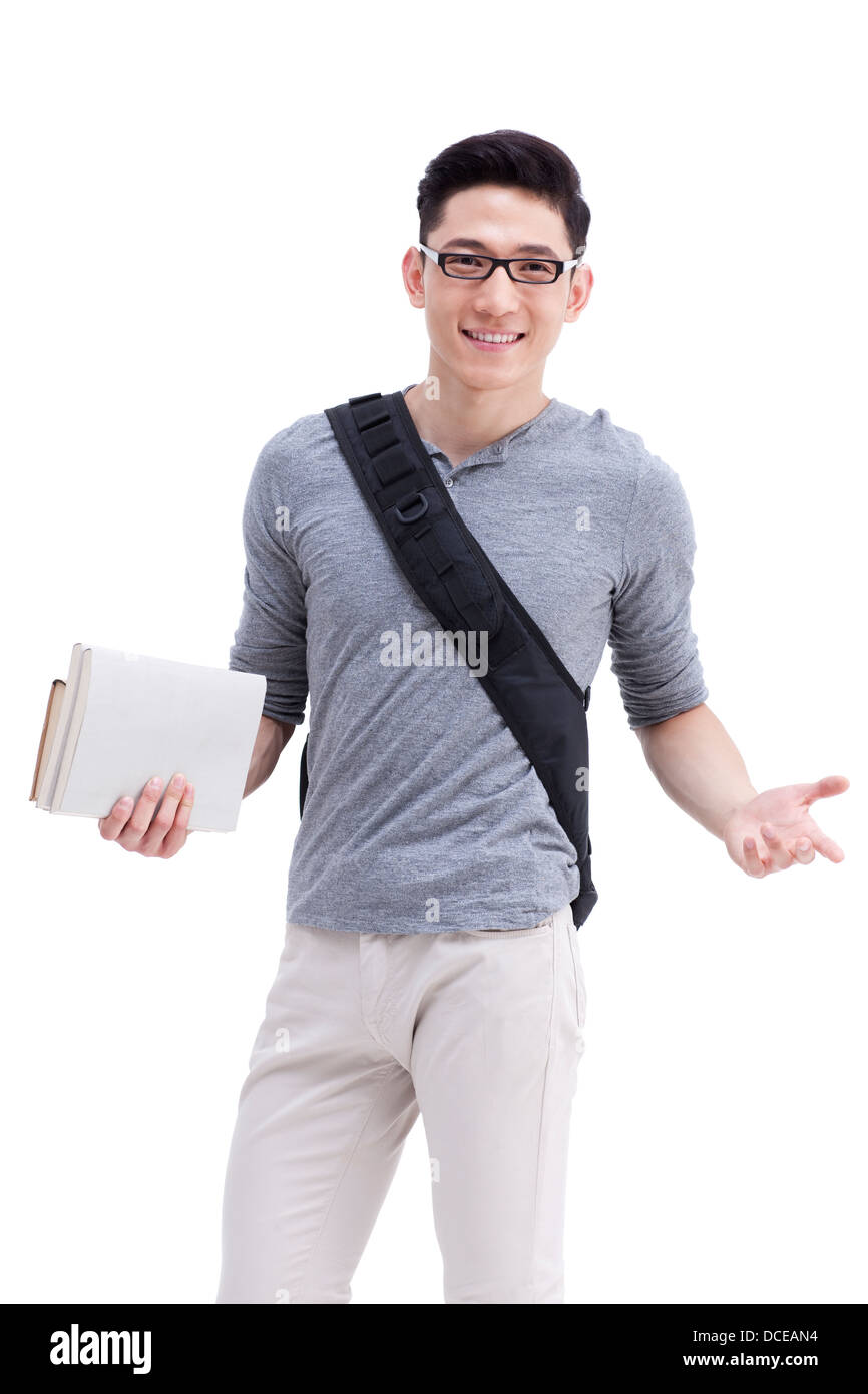 Male college student Stock Photo - Alamy