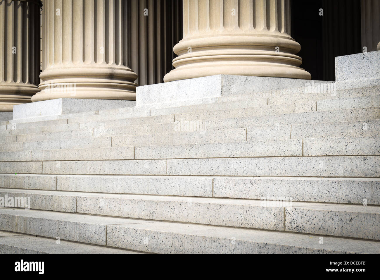 Pillars and Steps Stock Photo - Alamy