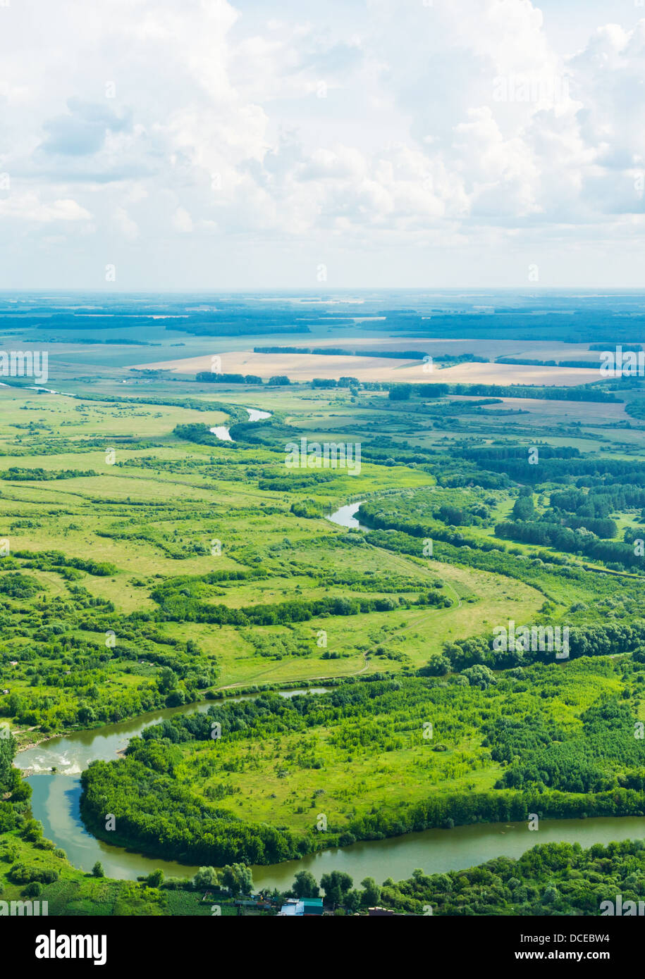 Planet earth birds eye view hi-res stock photography and images - Alamy