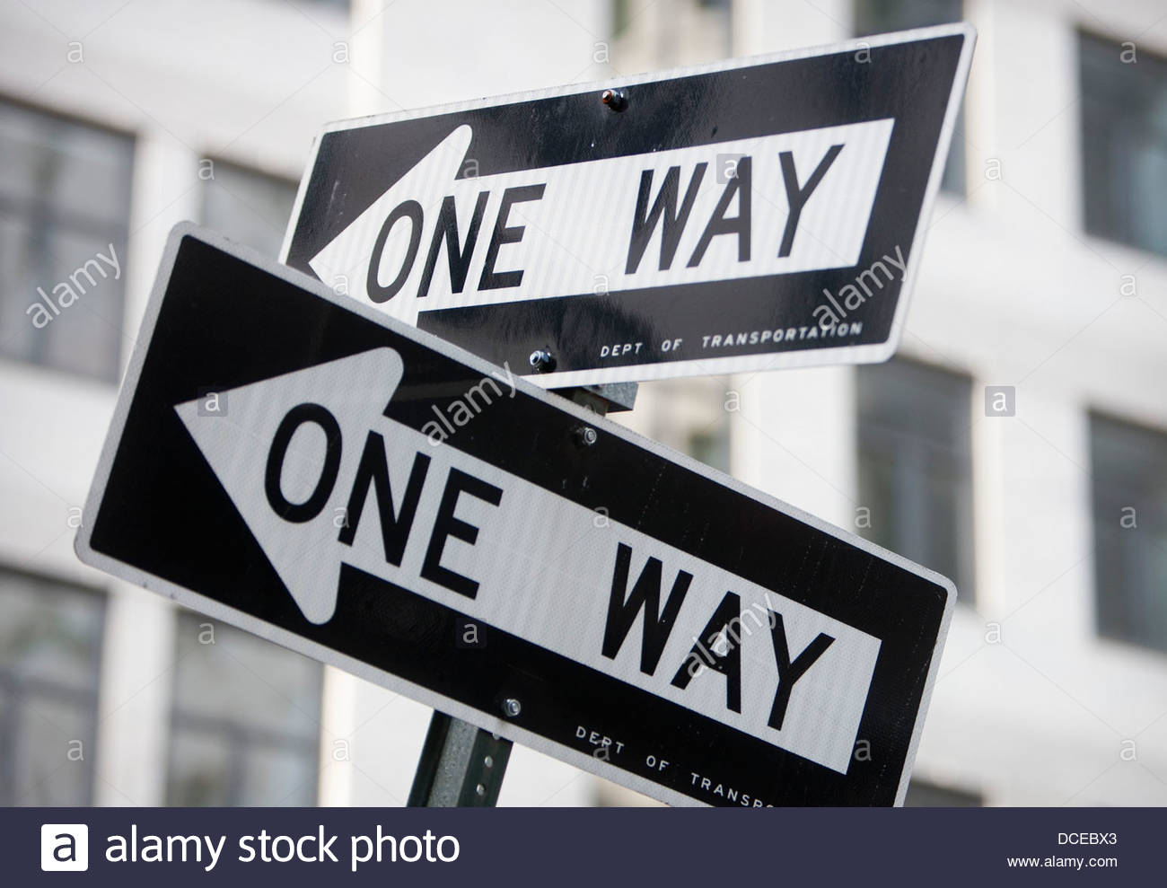 One Way Signs Stock Photos & One Way Signs Stock Images - Alamy