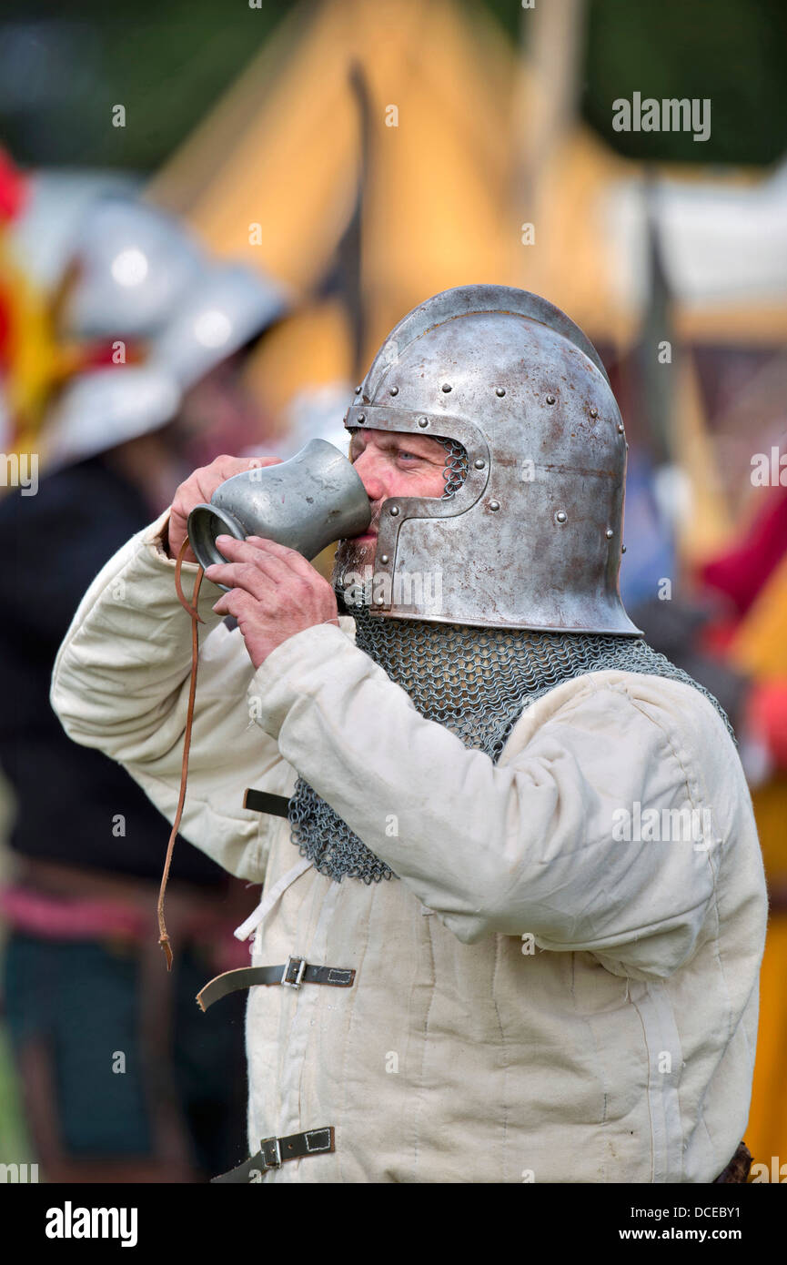 The 'Berkeley Skirmish' medieval re-enactments at Berkeley Castle near ...