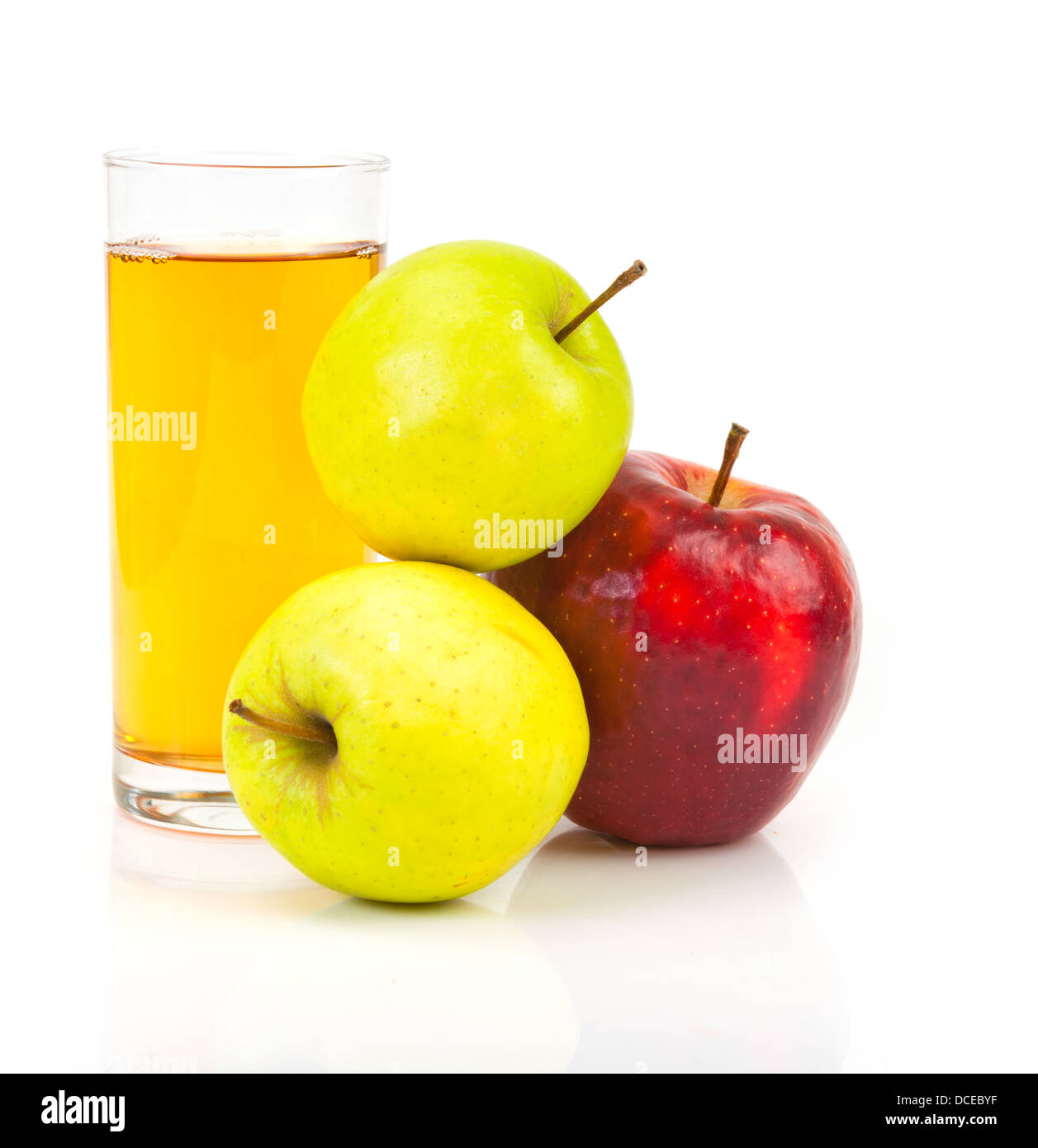 Red apples glass juice hi-res stock photography and images - Alamy