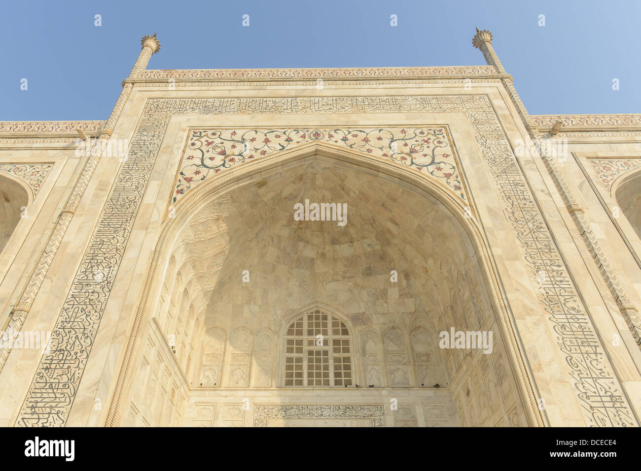Close Up of Taj Mahal in Agra India Stock Photo - Alamy
