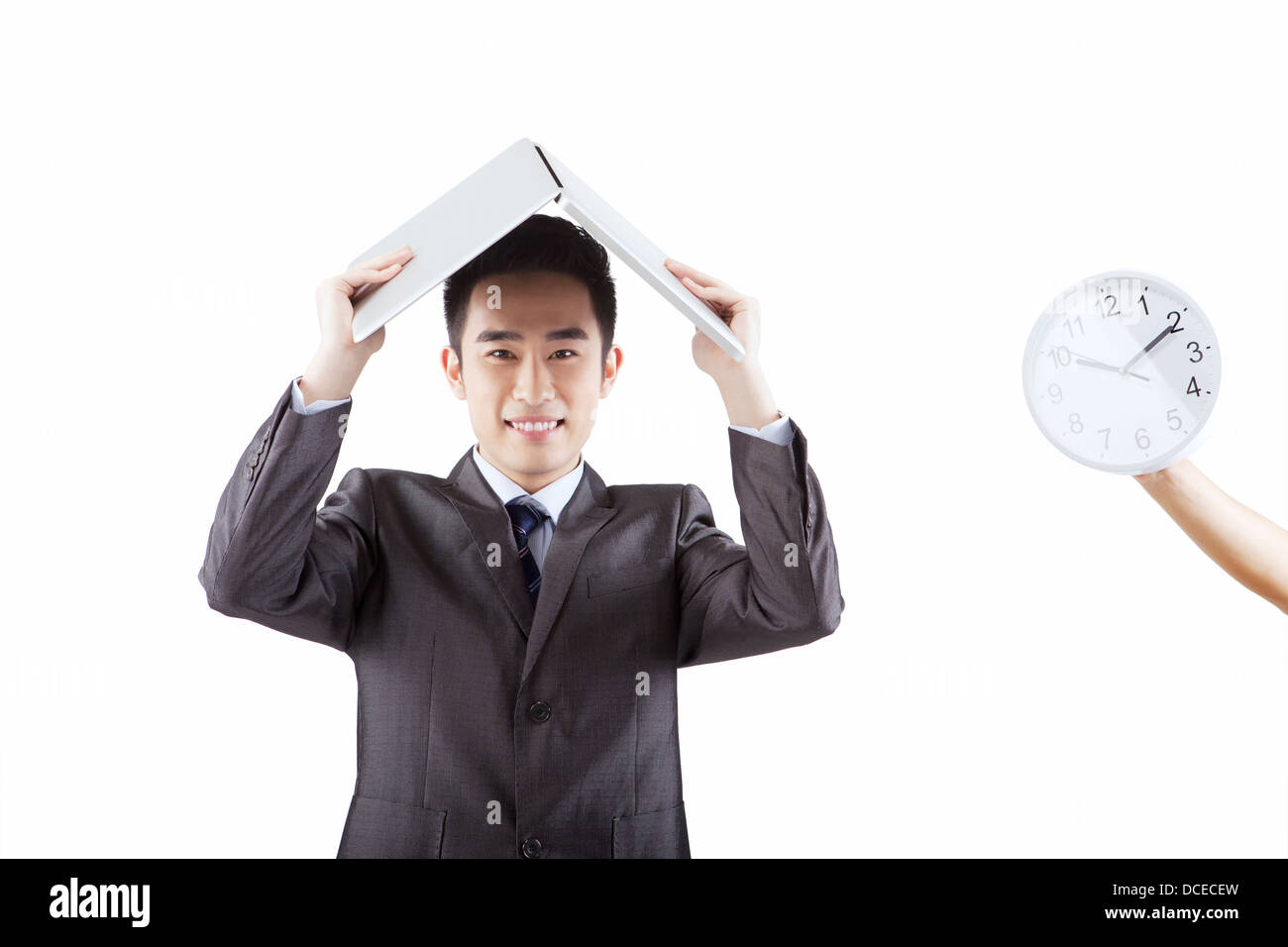 Business and computer clock Stock Photo - Alamy