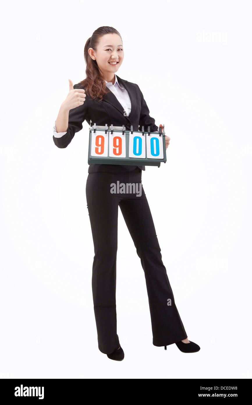 Score card woman Cut Out Stock Images & Pictures - Alamy