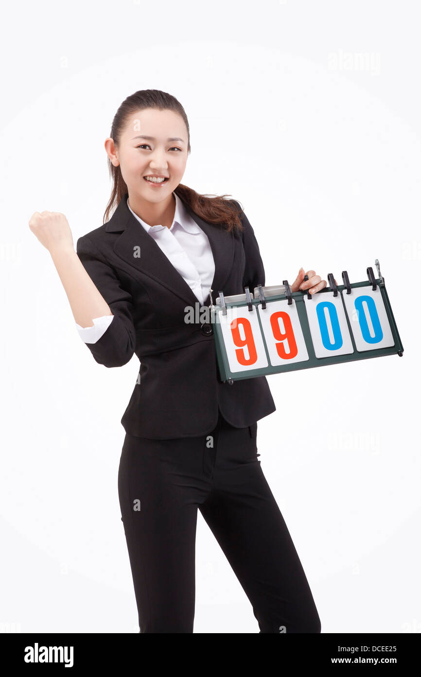 Score card woman Cut Out Stock Images & Pictures - Alamy