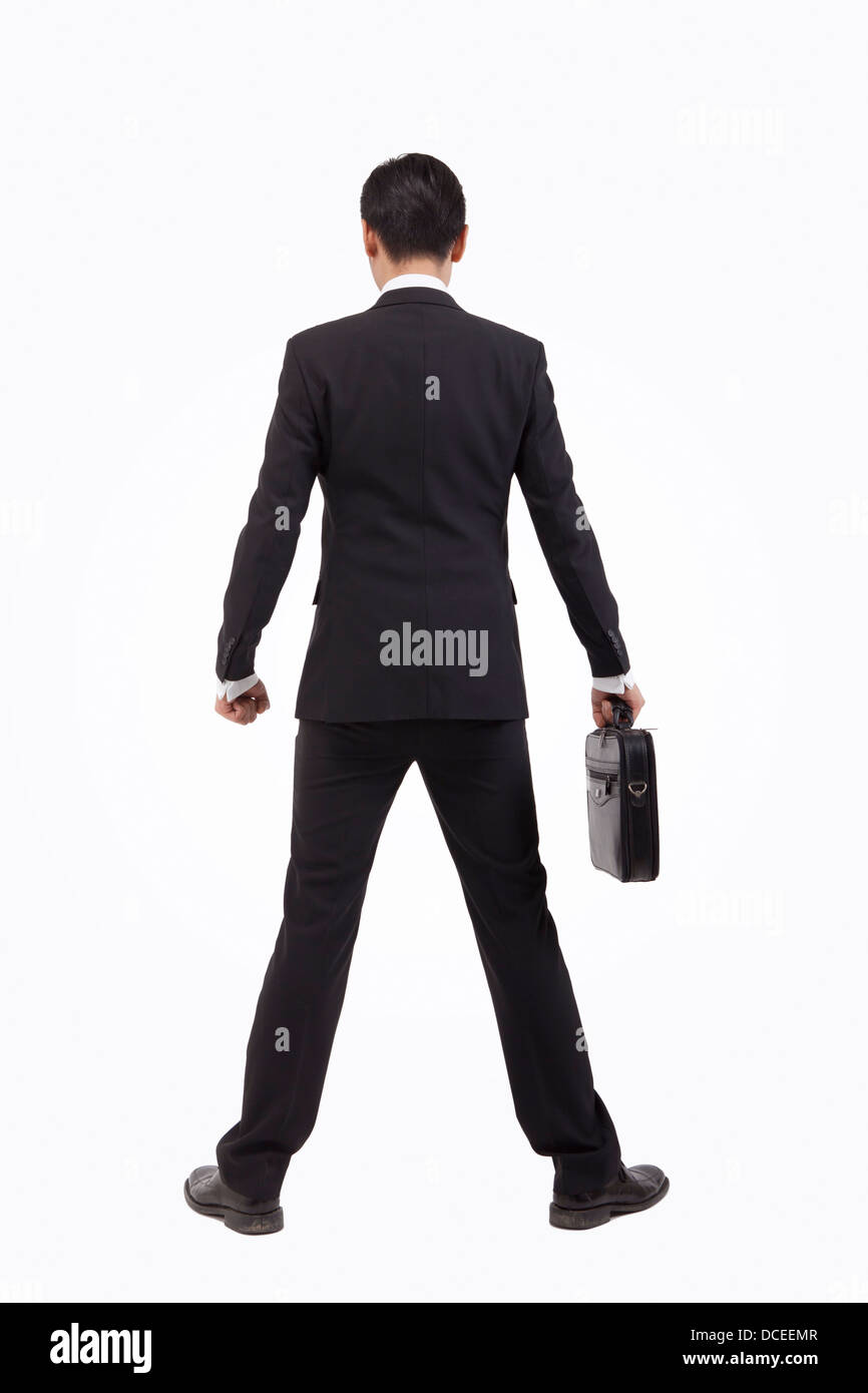 Indian businessman back view Cut Out Stock Images & Pictures - Alamy