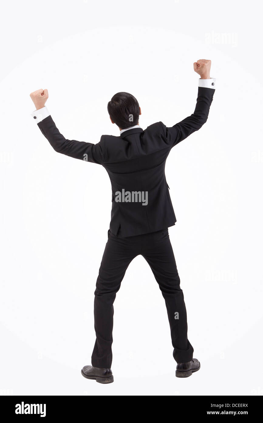 Indian businessman back view Cut Out Stock Images & Pictures - Alamy