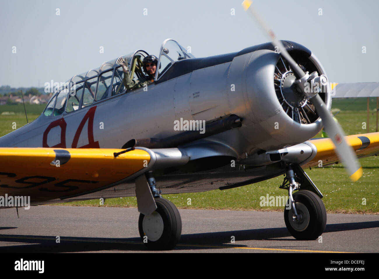 Harvard pilot training aircraft hi-res stock photography and images - Alamy