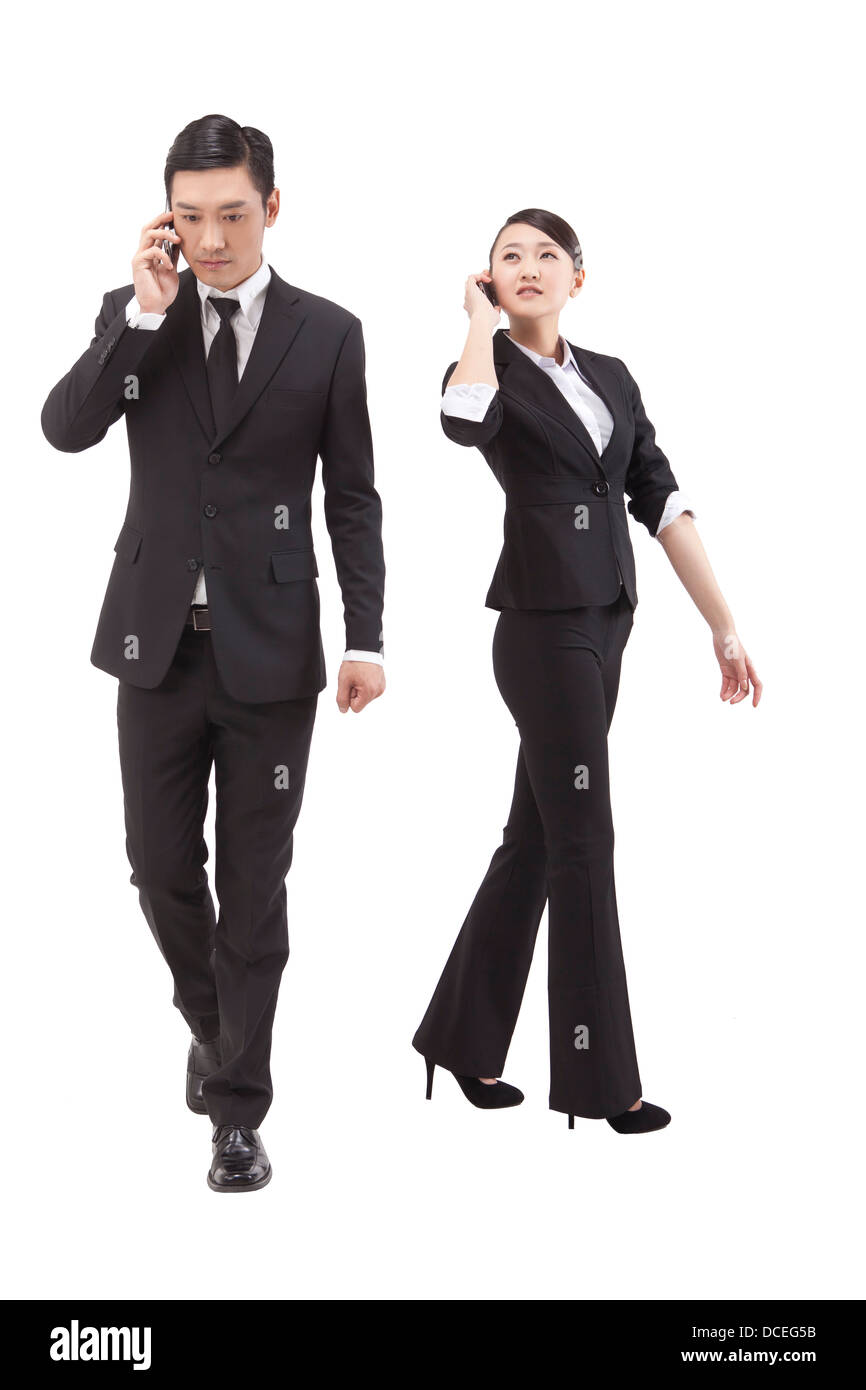 Business people calling Stock Photo - Alamy