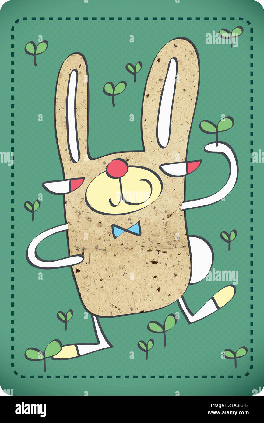 an illustration of a rabbit Stock Photo - Alamy