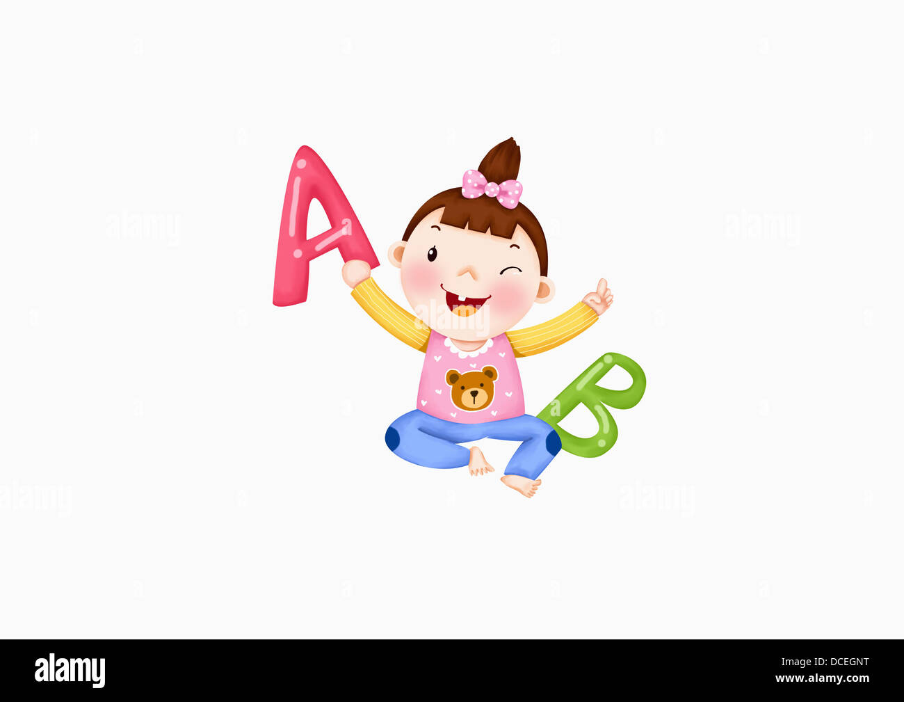 Cute alphabet hi-res stock photography and images - Alamy