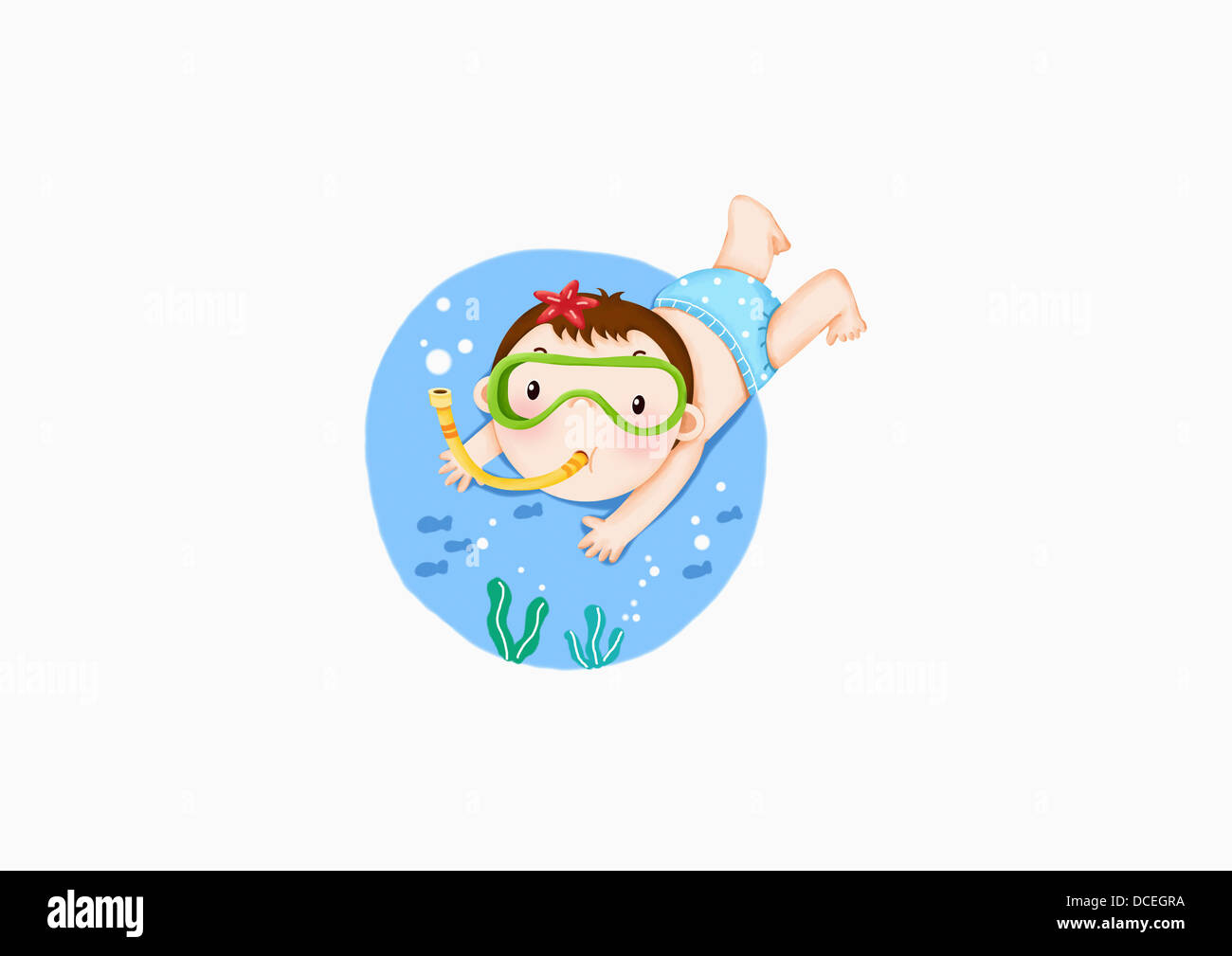 Painting of person diving hi-res stock photography and images - Alamy