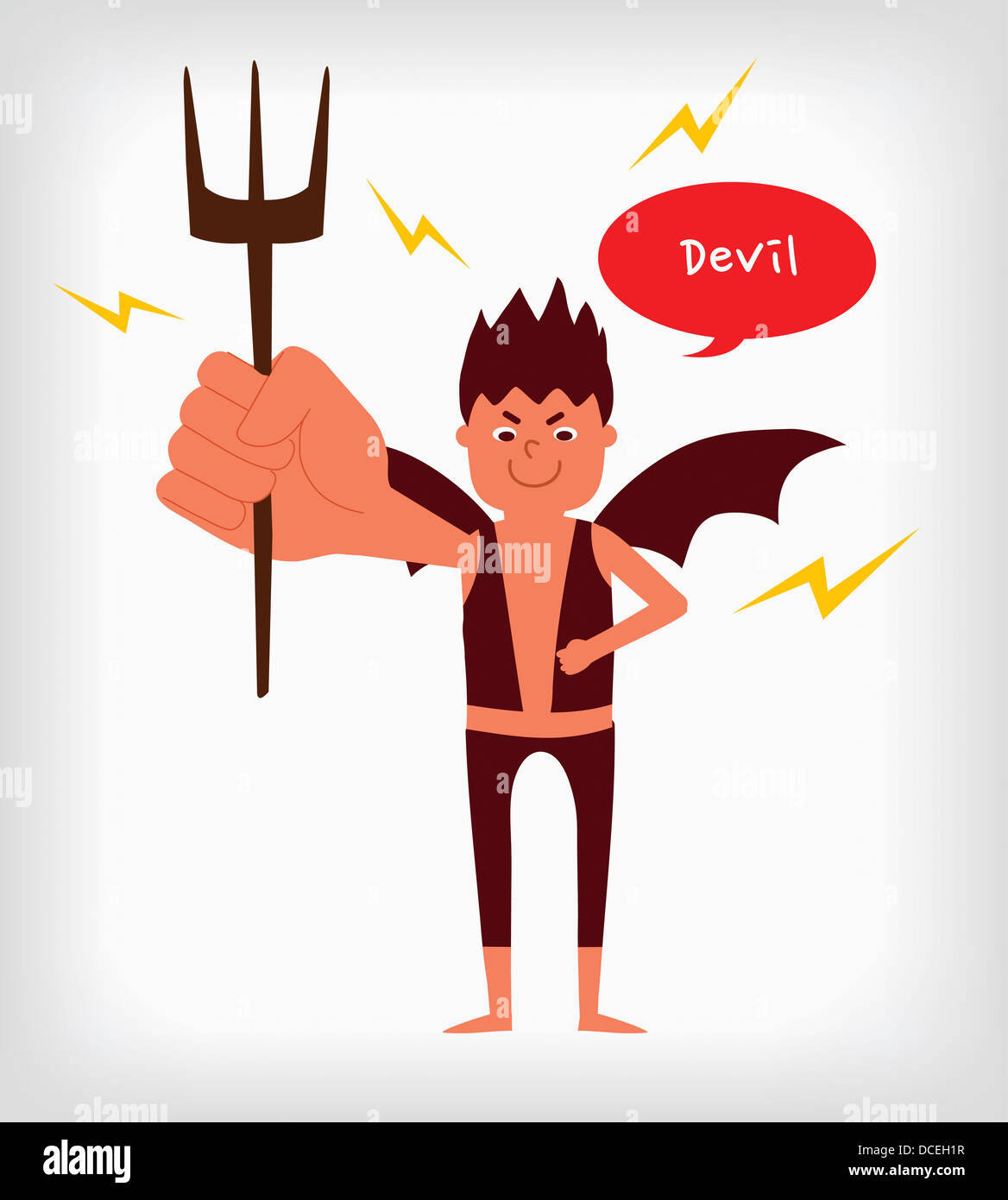 an illustration of the devil Stock Photo - Alamy