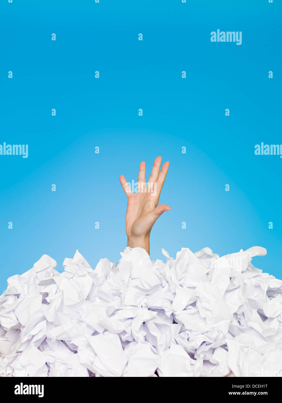 Drowning in paperwork hi-res stock photography and images - Alamy