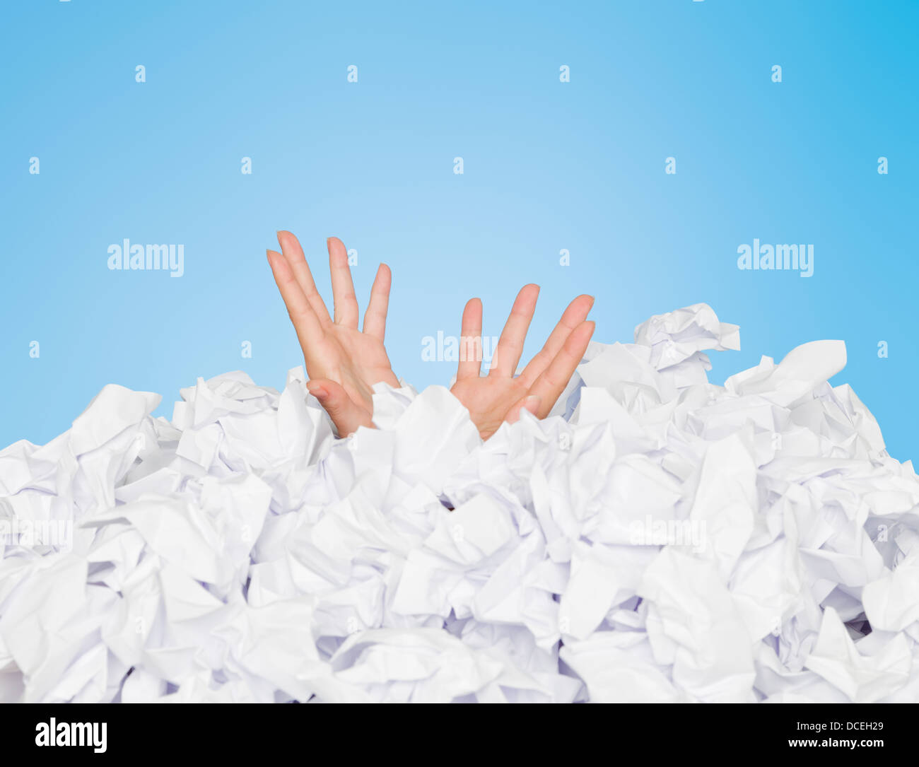 Buried in paperwork hi-res stock photography and images - Alamy
