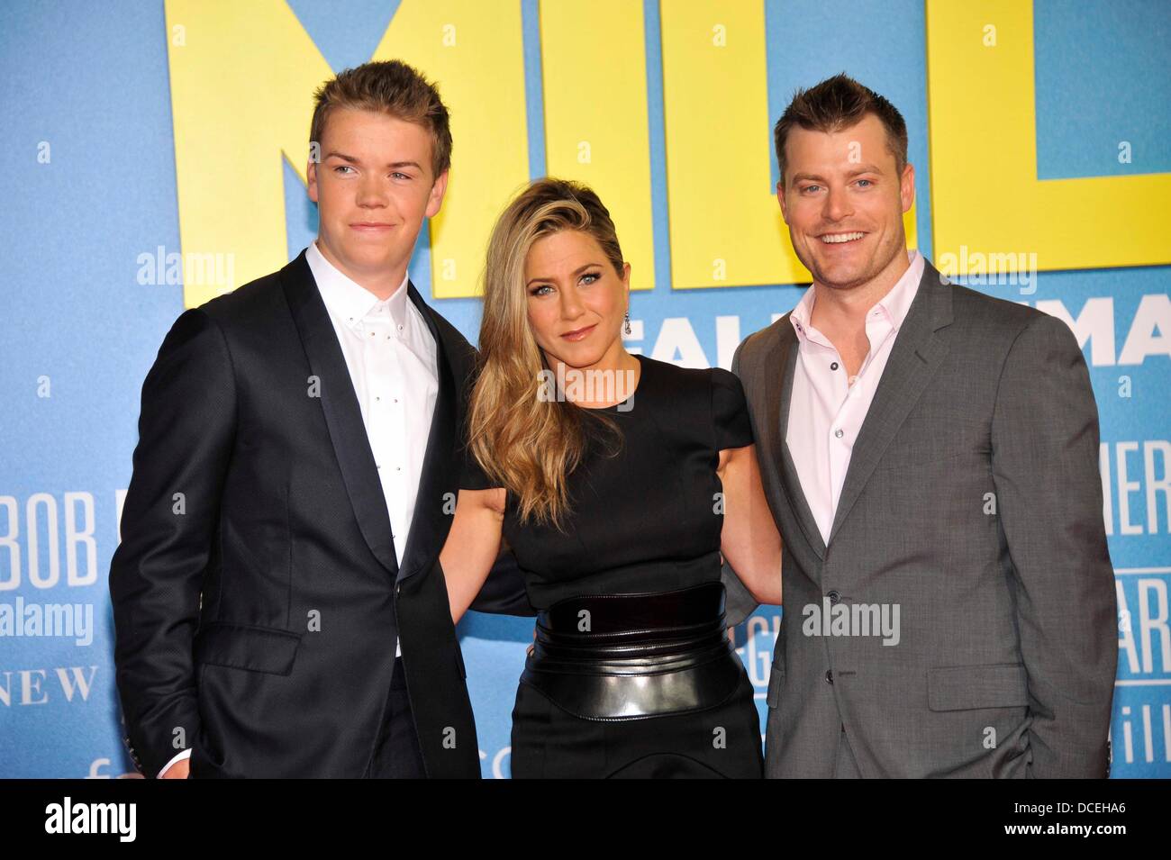 Berlin, Germany. 15th Aug, 2013. Will Poulter, Jennifer Aniston and ...