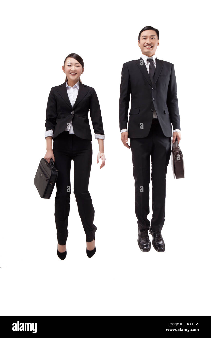 Business people with a briefcase Stock Photo - Alamy