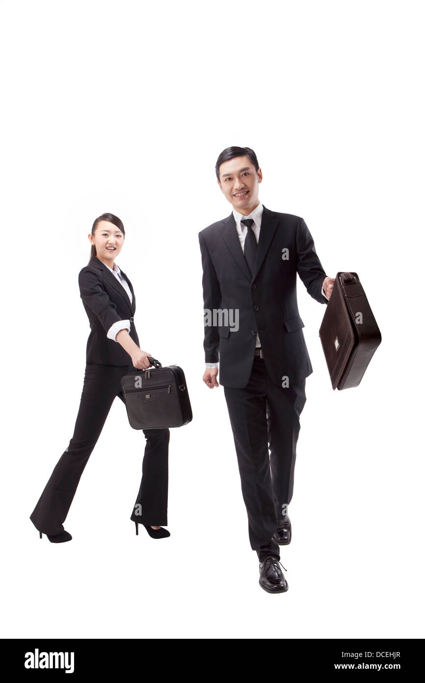 Business people with a briefcase Stock Photo - Alamy