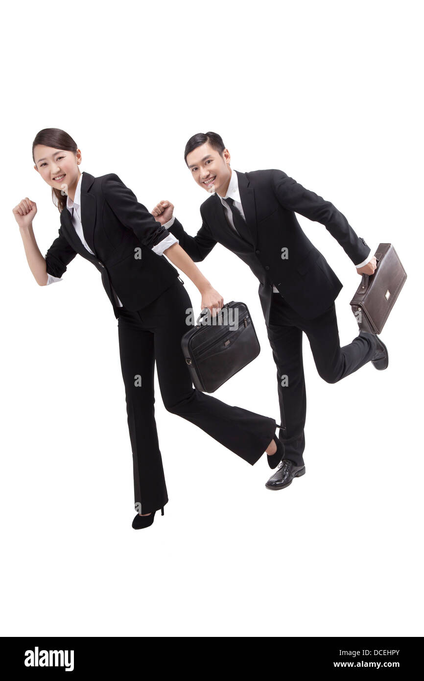 Business people with a briefcase Stock Photo - Alamy