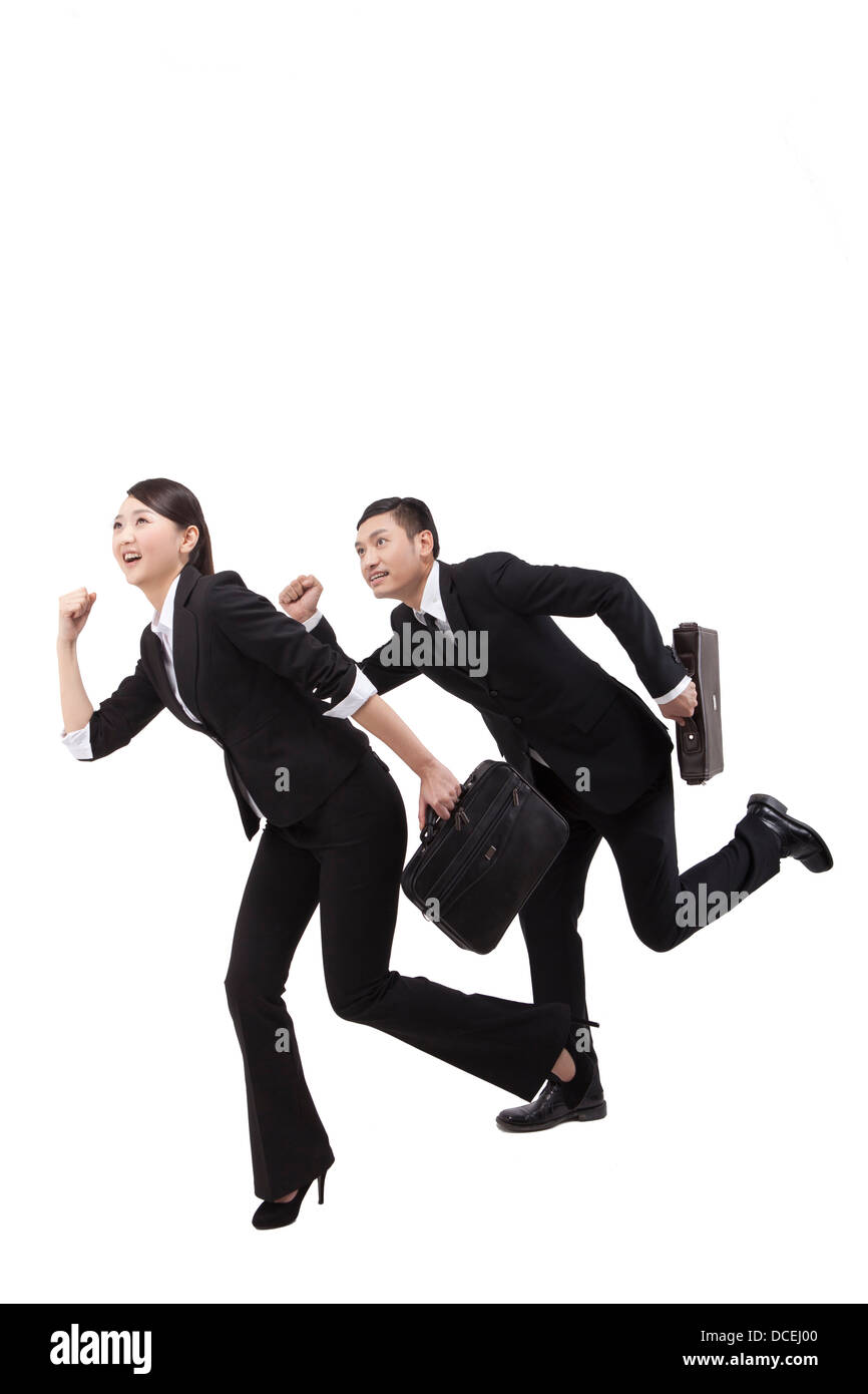 Business people with a briefcase Stock Photo - Alamy
