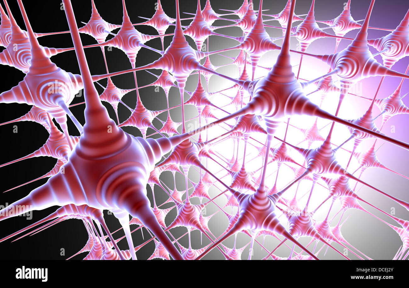 Human head neuron connections hi-res stock photography and images - Alamy