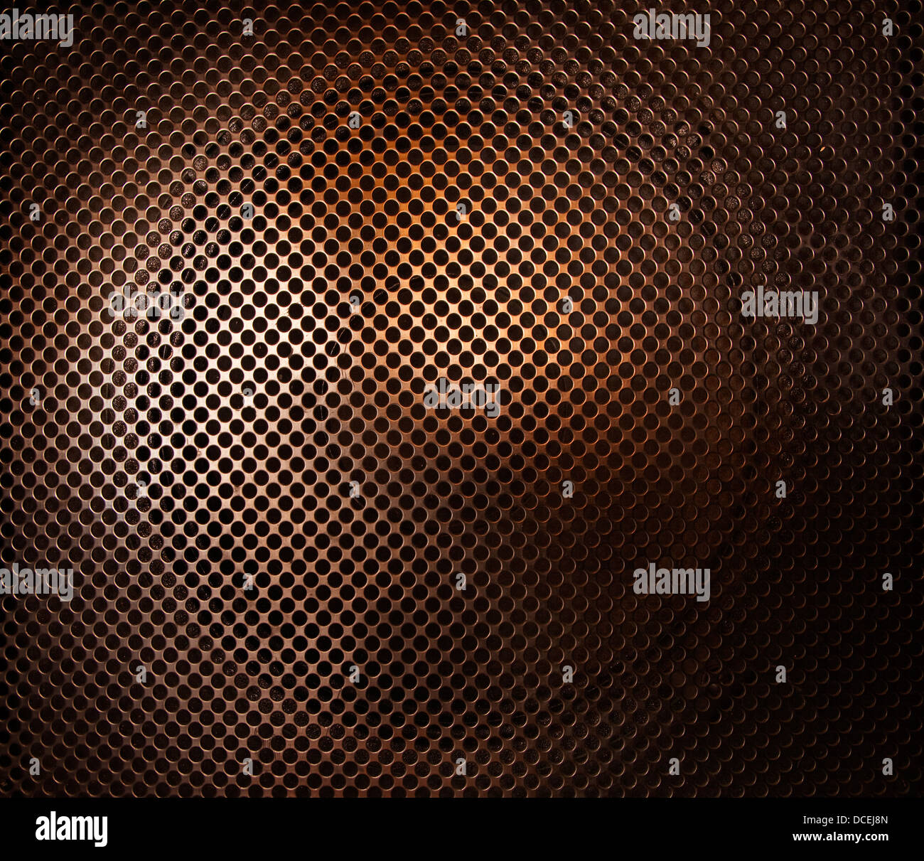 Black metal texture with holes hi-res stock photography and images - Alamy