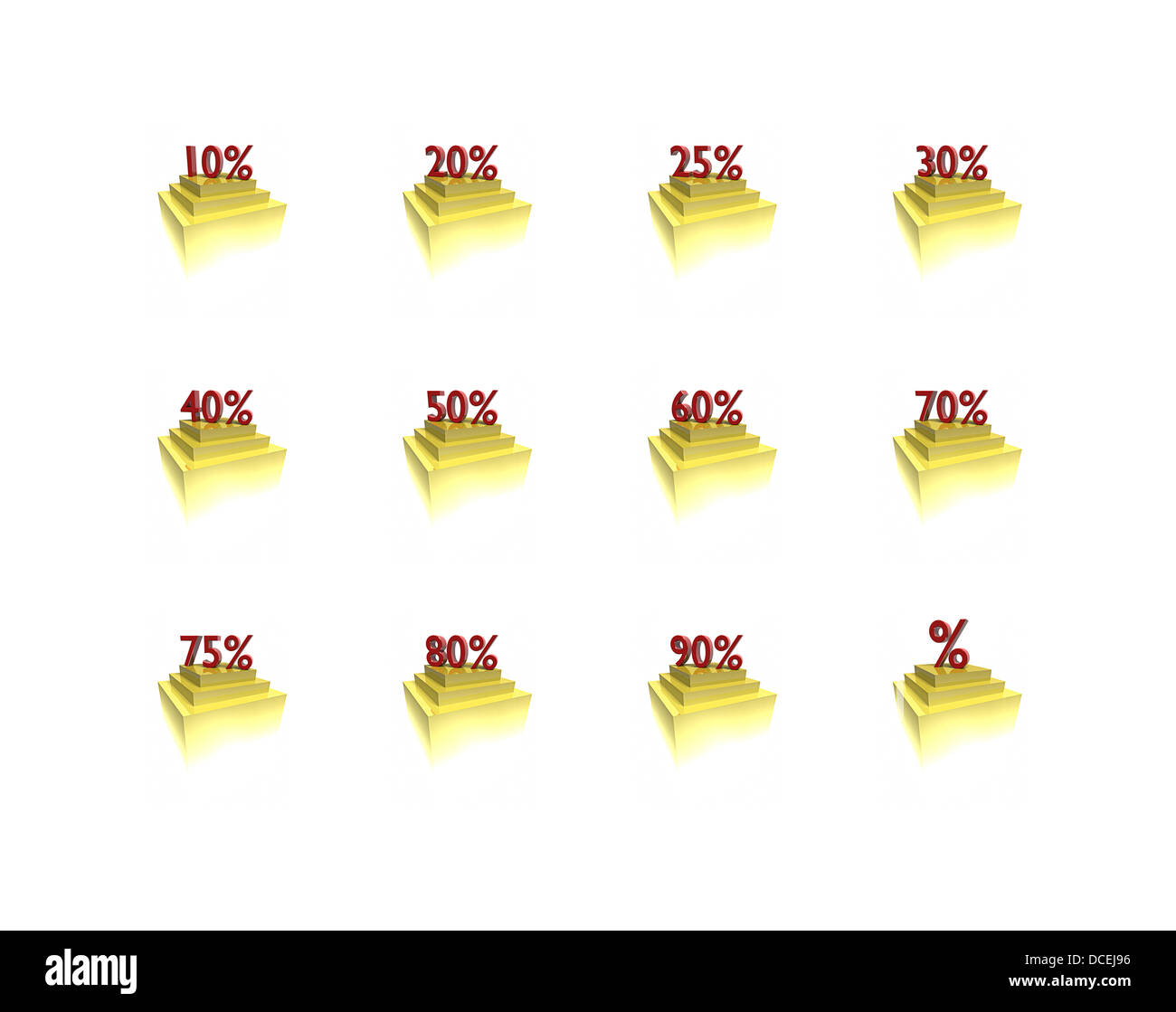 Bank interest percent Cut Out Stock Images & Pictures - Alamy