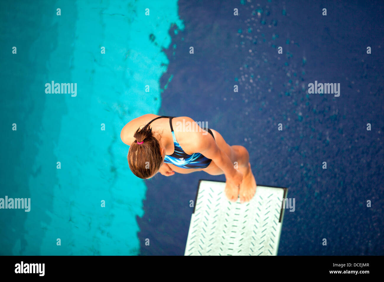 Female diver board hi-res stock photography and images - Alamy