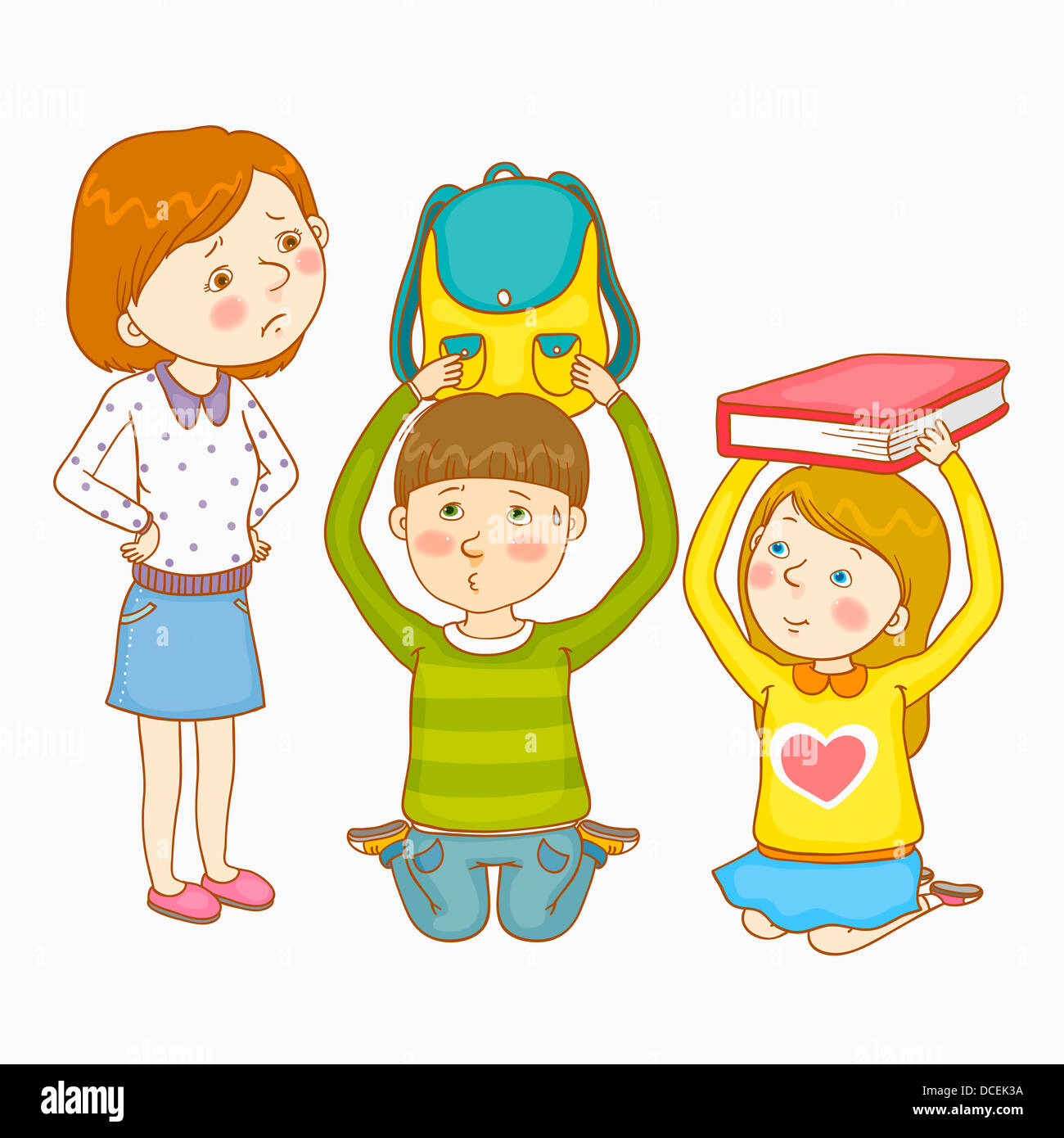 Teacher scold student hi-res stock photography and images - Alamy