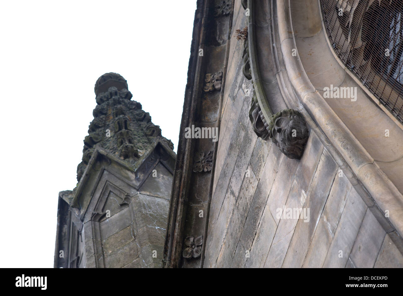 Close up detail of the architecture of St Marys Roman Catholic Church ...