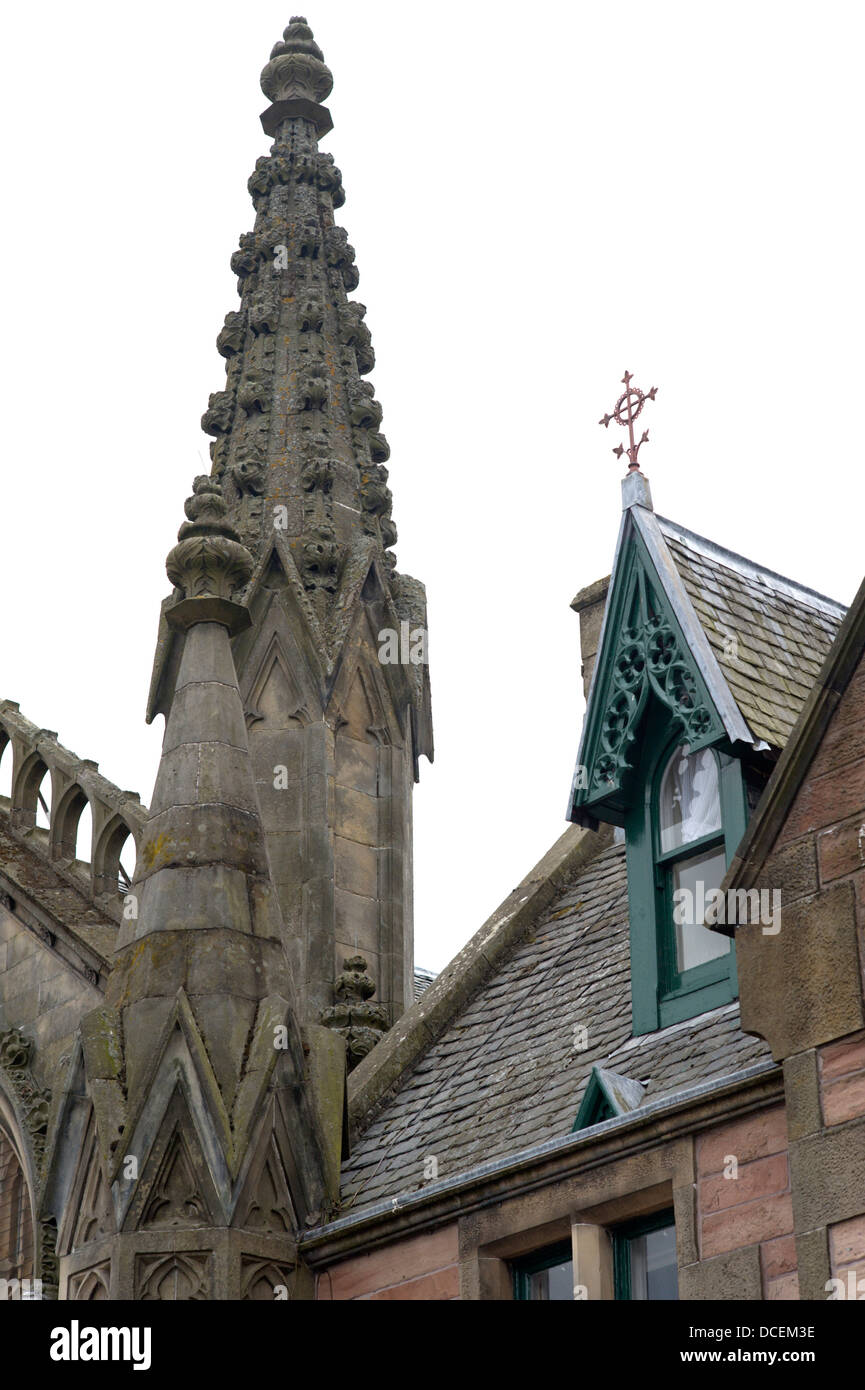 Detail of the architecture of St Marys Roman Catholic Church in ...