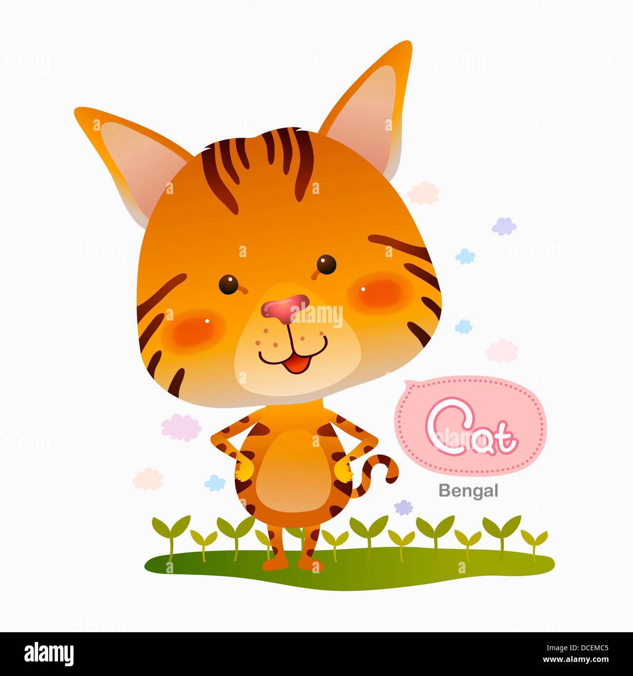 illustration of Bengal Stock Photo - Alamy