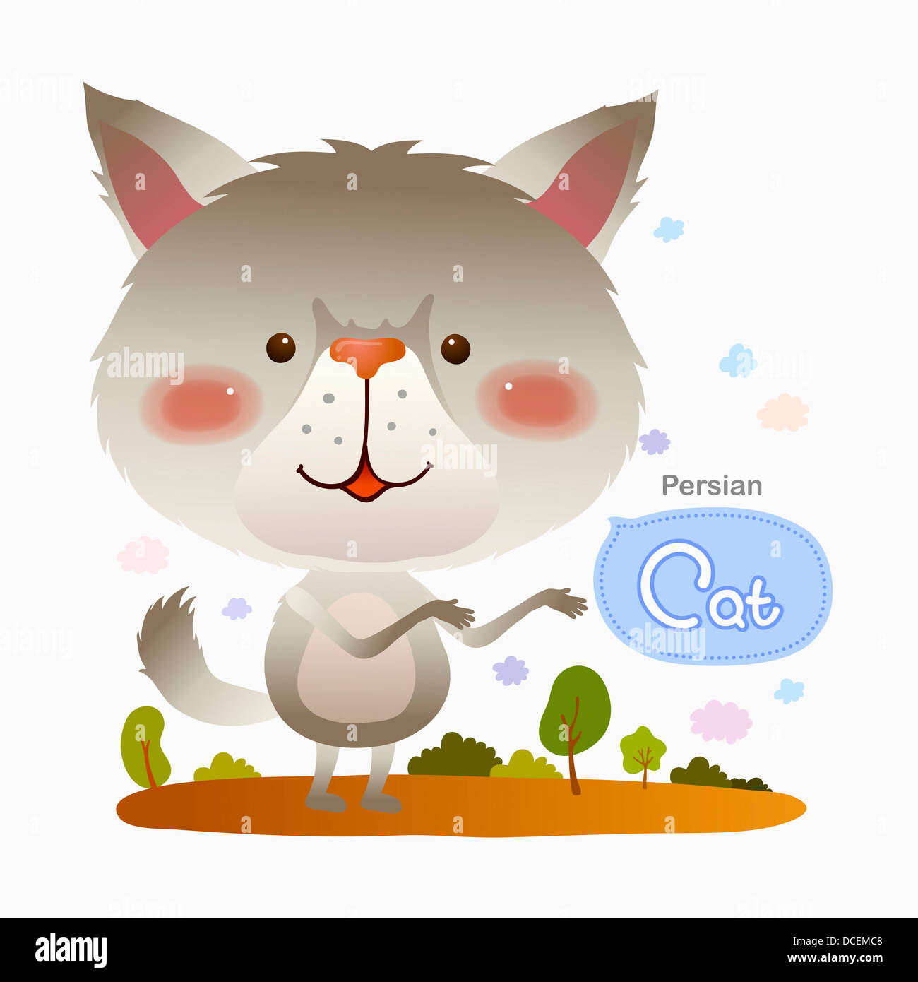 illustration of Persian Stock Photo - Alamy