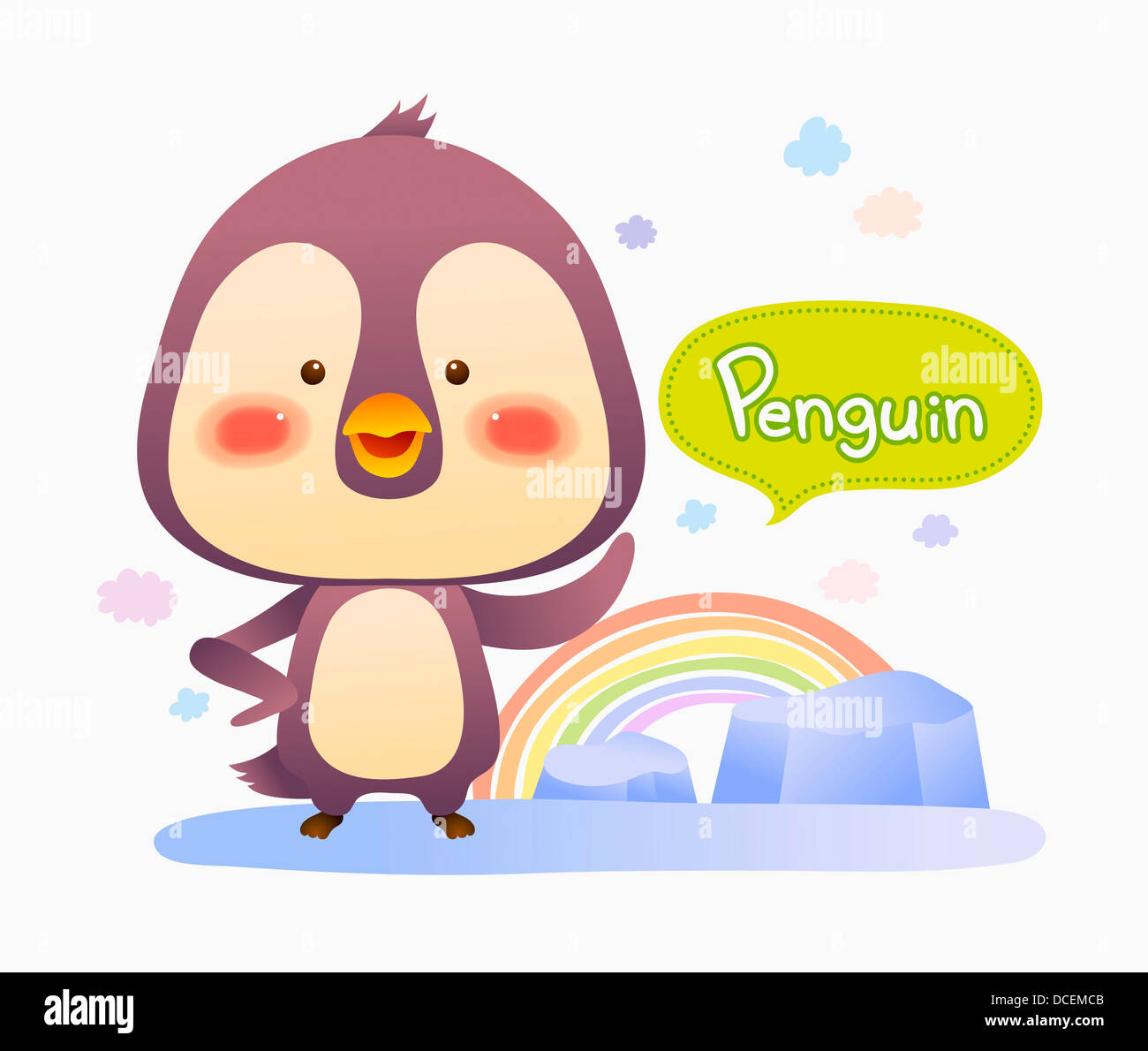 Penguin rainbow hi-res stock photography and images - Alamy