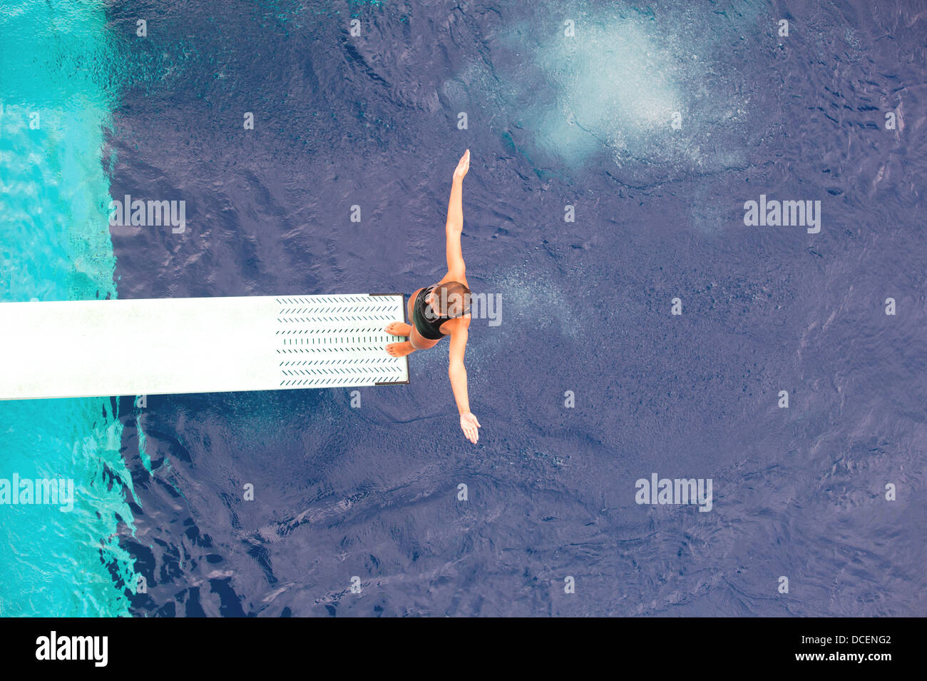 Dive leap effort hi-res stock photography and images - Alamy