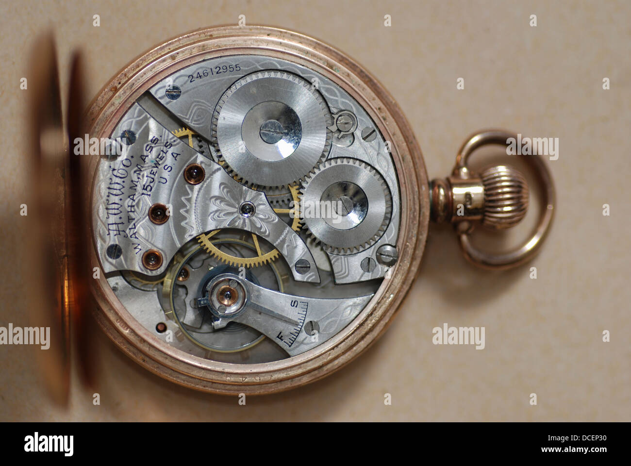 How a pocket watch works hi-res stock photography and images - Alamy