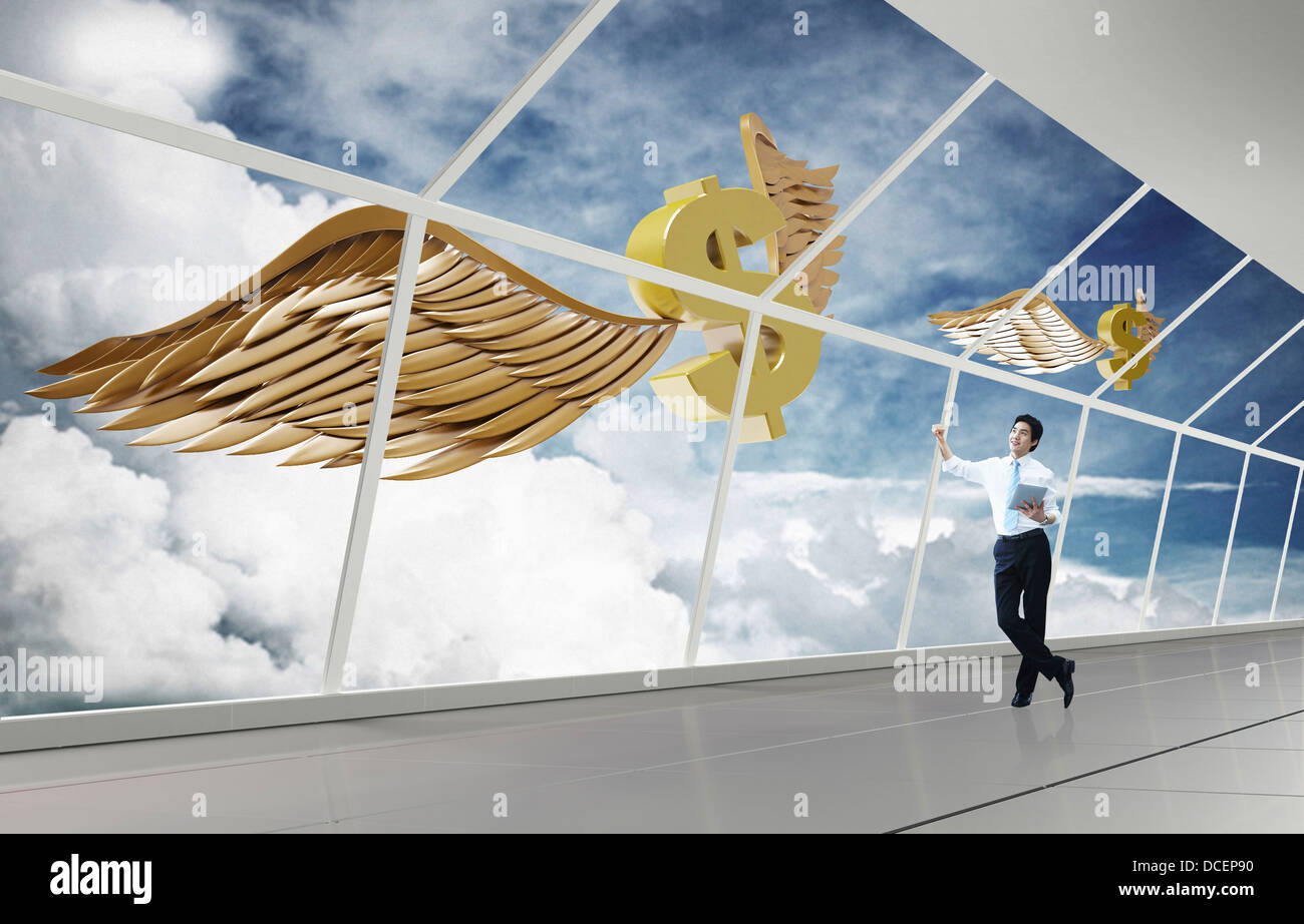 a businessman inside a building Stock Photo - Alamy