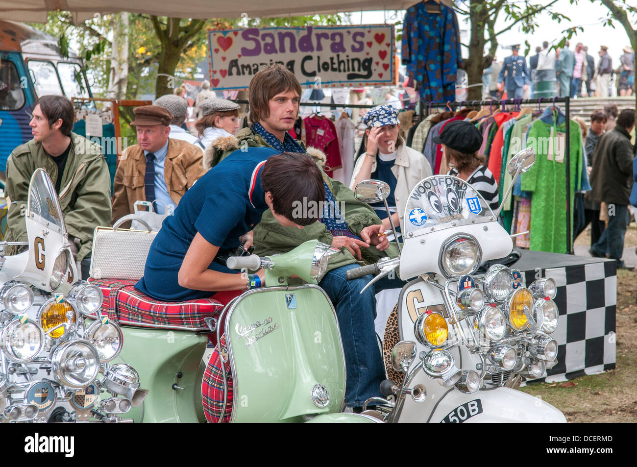 Mods mopeds hi-res stock photography and images - Alamy