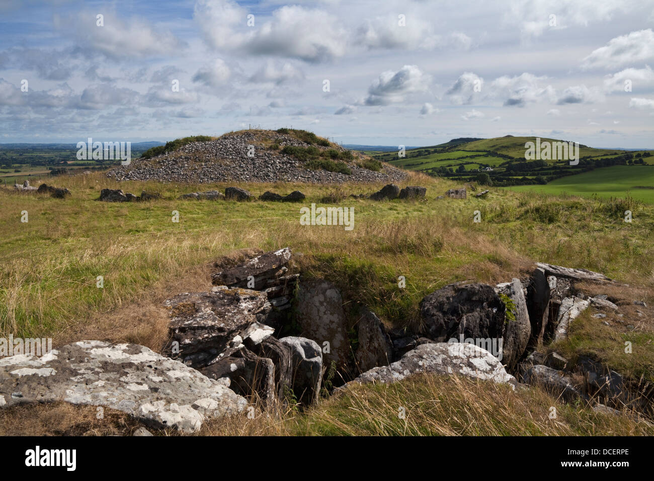 Loughcrew Passage Grave, megalithic cemetery, 3500-3300 B.C. Sliabh na ...