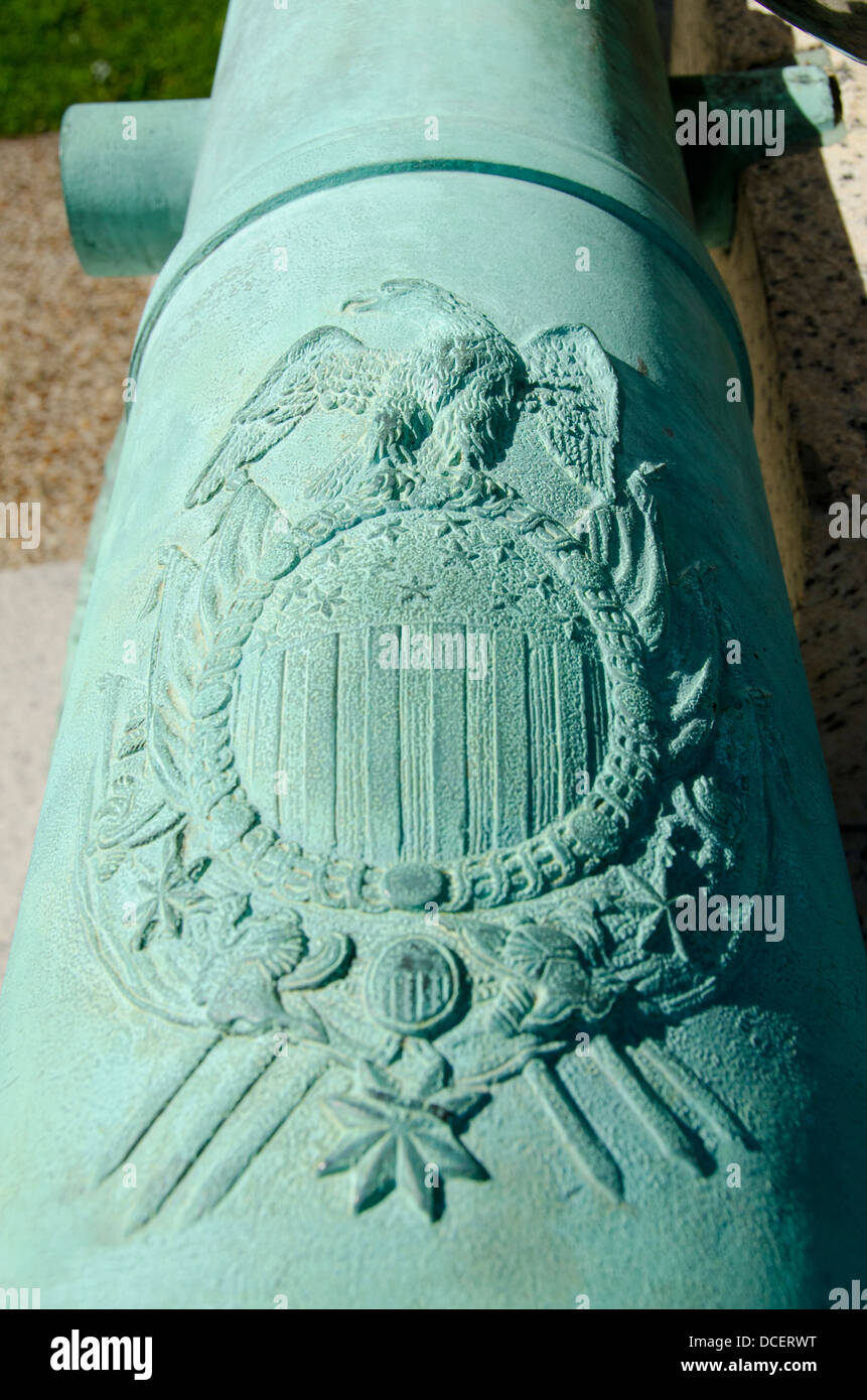 New York, West Point US Military Academy, Trophy Point. Battle Monument ...