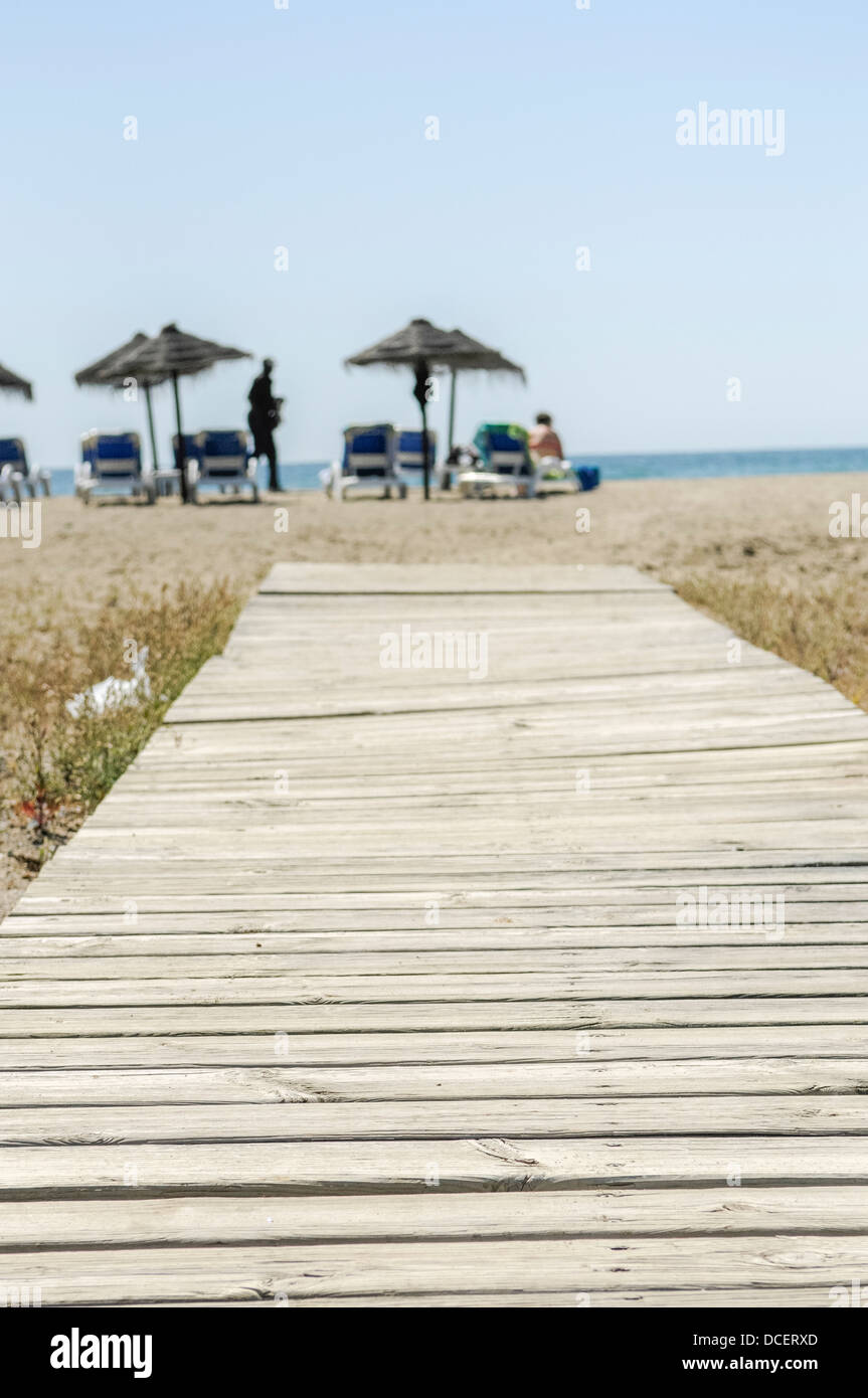 Boardwalk sand hi-res stock photography and images - Alamy