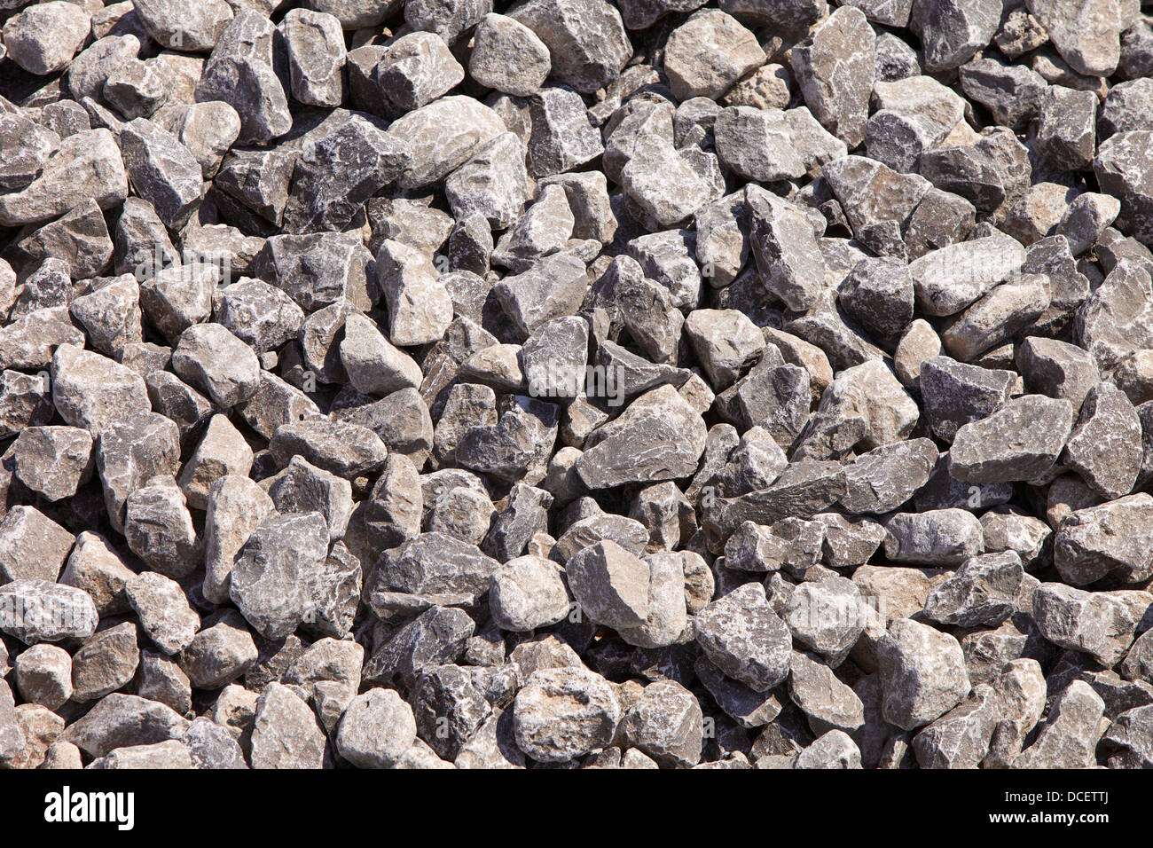 close-up limestone ore at Calcite quarry in northern Michigan Stock ...