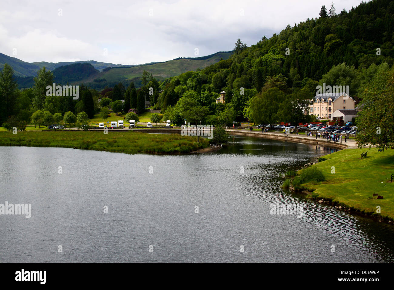 Callander Meadows park Scotland Stock Photo - Alamy