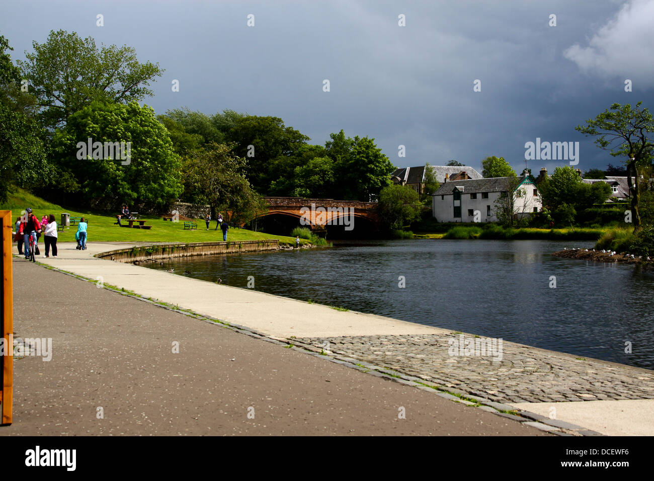 The Meadows Park Callander Trossachs Scotland Stock Photo - Alamy