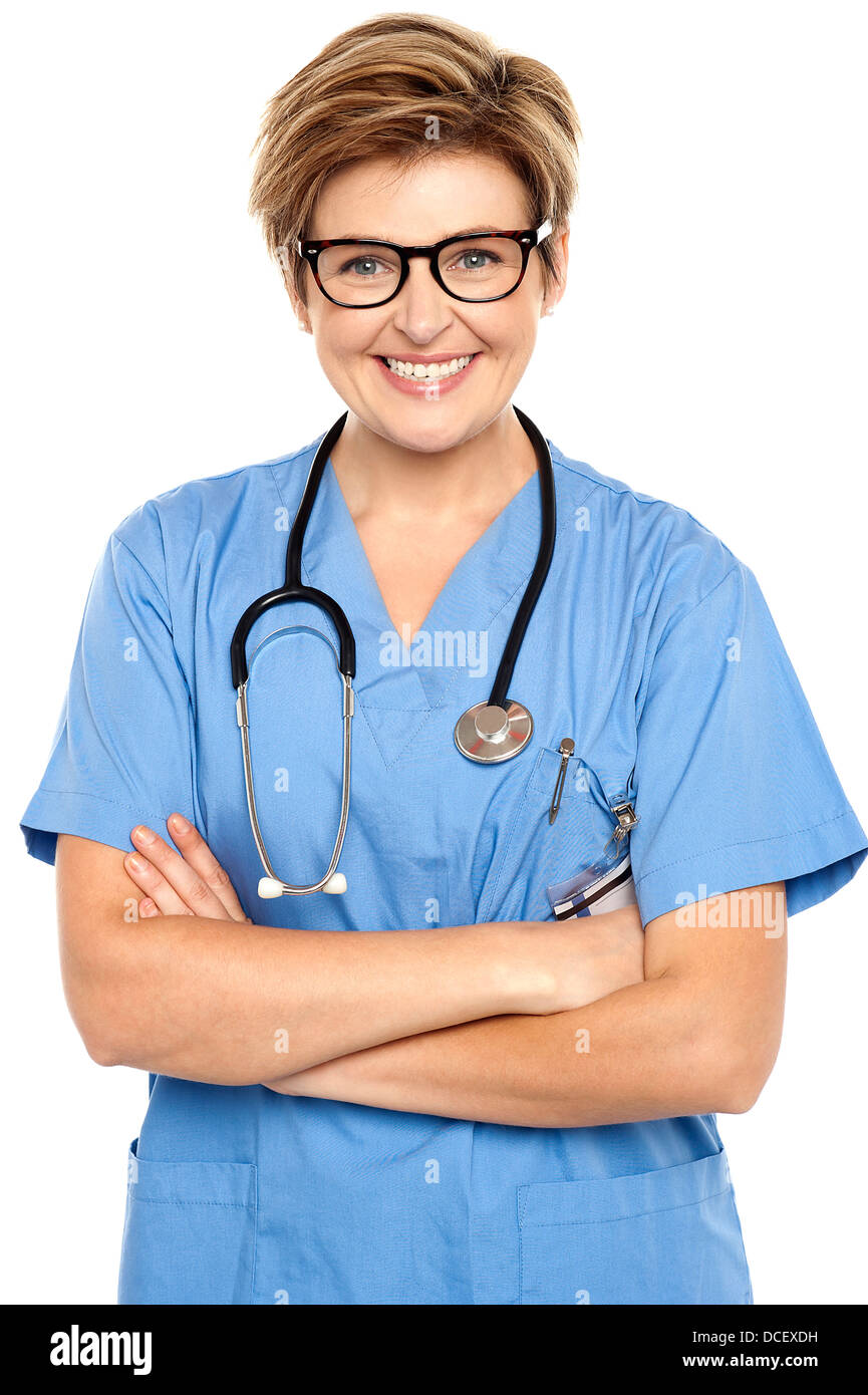 Female surgeon profile hi-res stock photography and images - Alamy