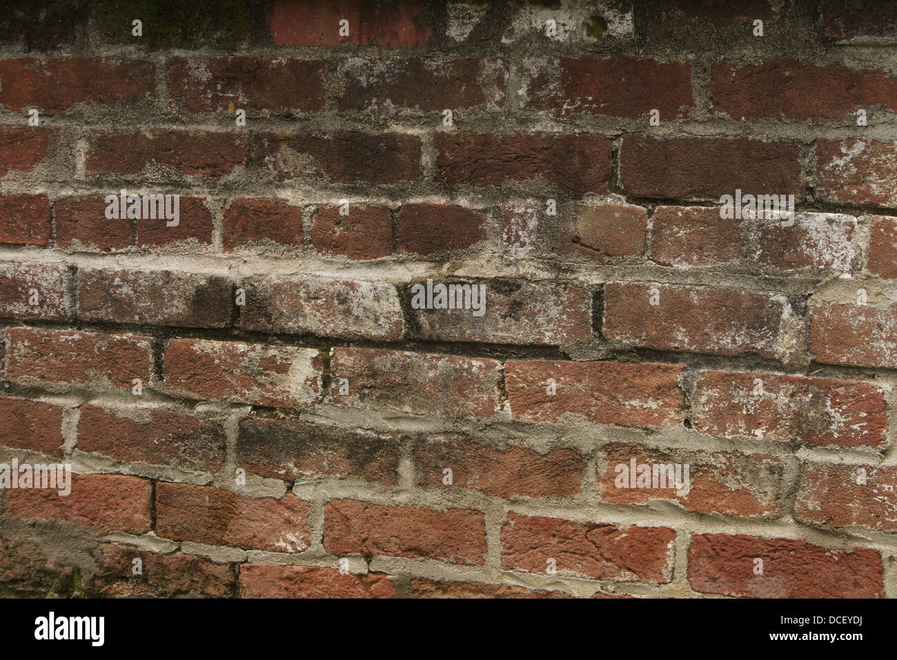 Abstract wall of decaying bricks Stock Photo - Alamy