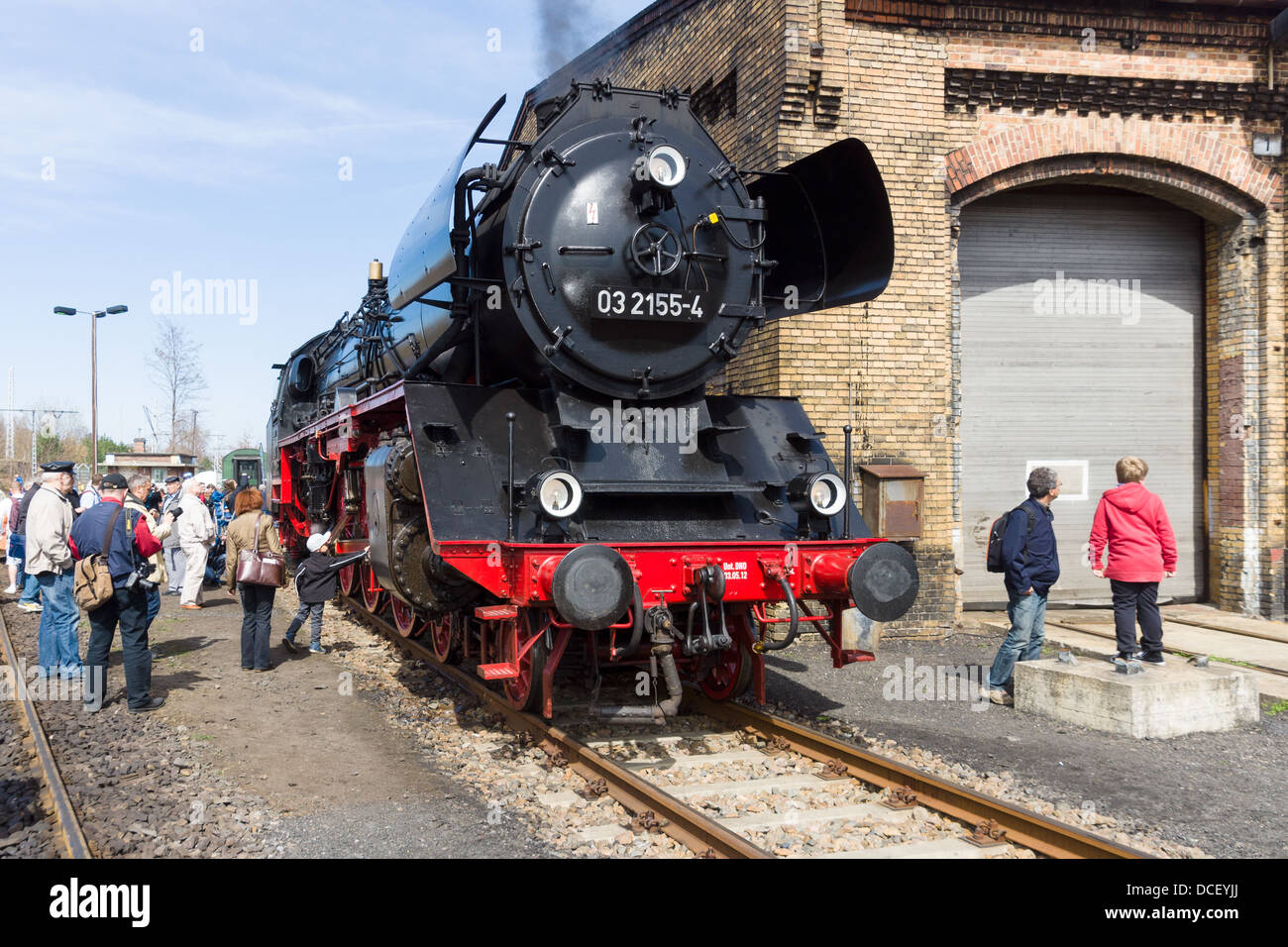 Steam locomotive Borsig 03 2155-4 (DRG Class 03 Stock Photo - Alamy